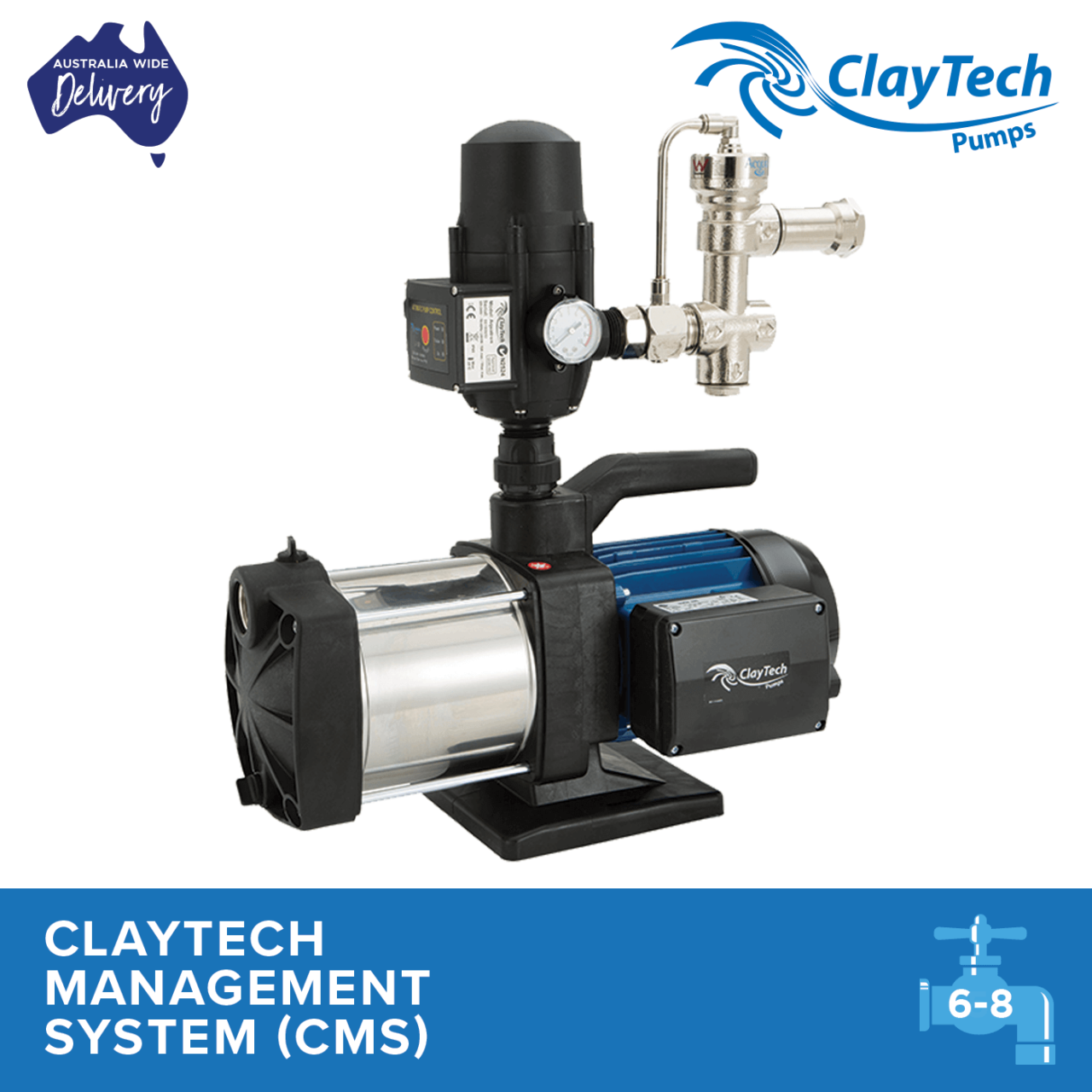 Claytech External Pump Inox Series - QTank