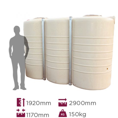 Slimline 5,000 Litre Water Tank - QTank