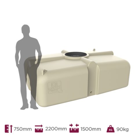 Under Deck 2,000L Water Tank – QTank