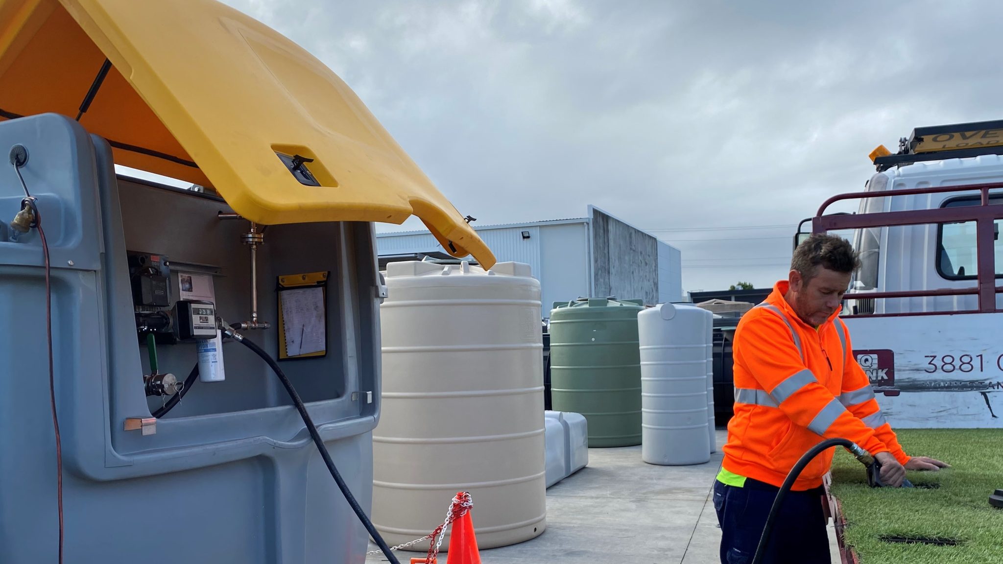 On-Site Diesel & AdBlue Storage Tanks 5,000L to 10,000L | QTank